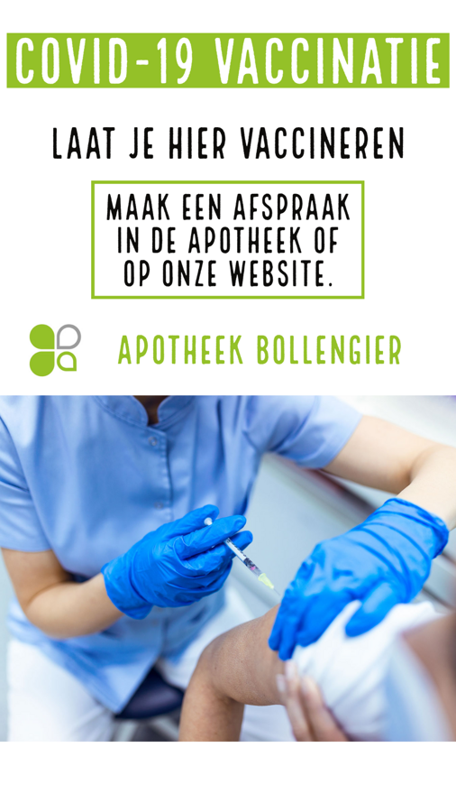 Covid vaccinatie - Apotheek Bollengier